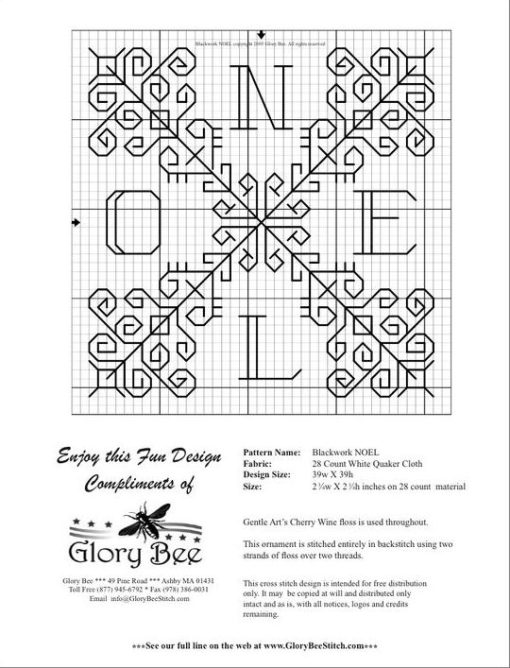 12 dagen van kerst - dag 2: Glory Bee - De Handwerk Boetiek